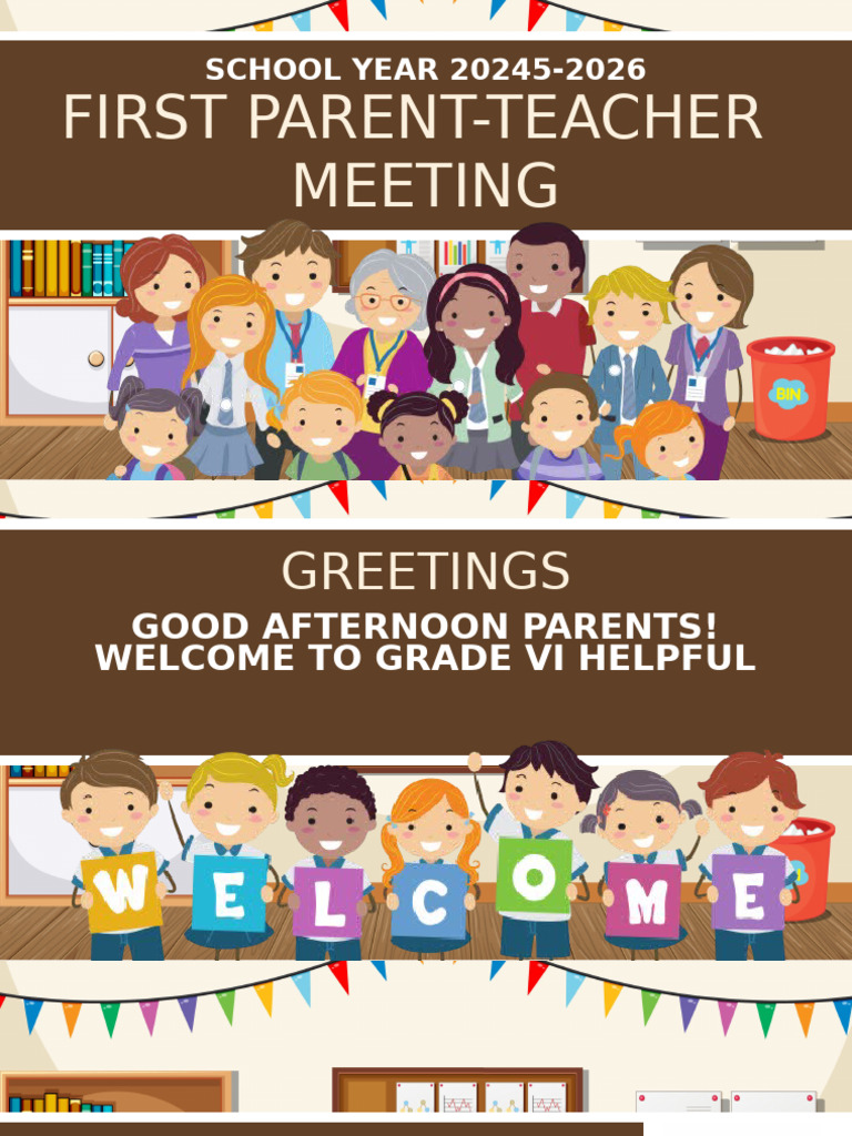 1st Parent Teacher Meeting | PDF