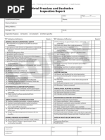 Walk Thru Inspection Template | PDF | Pest Control | Pest (Organism)