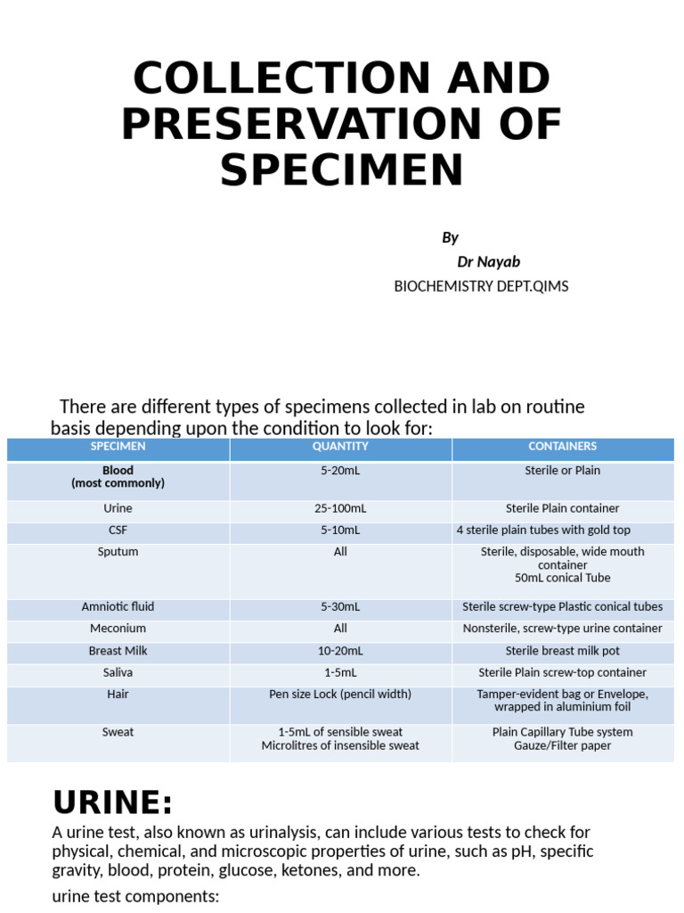 Blood Specimen Collection Guide | PDF | Blood Plasma | Coagulation