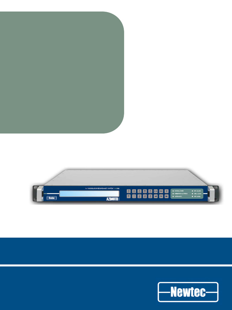 AZ212 Modulator Redundancy Switch Manual | PDF | Network Switch ...