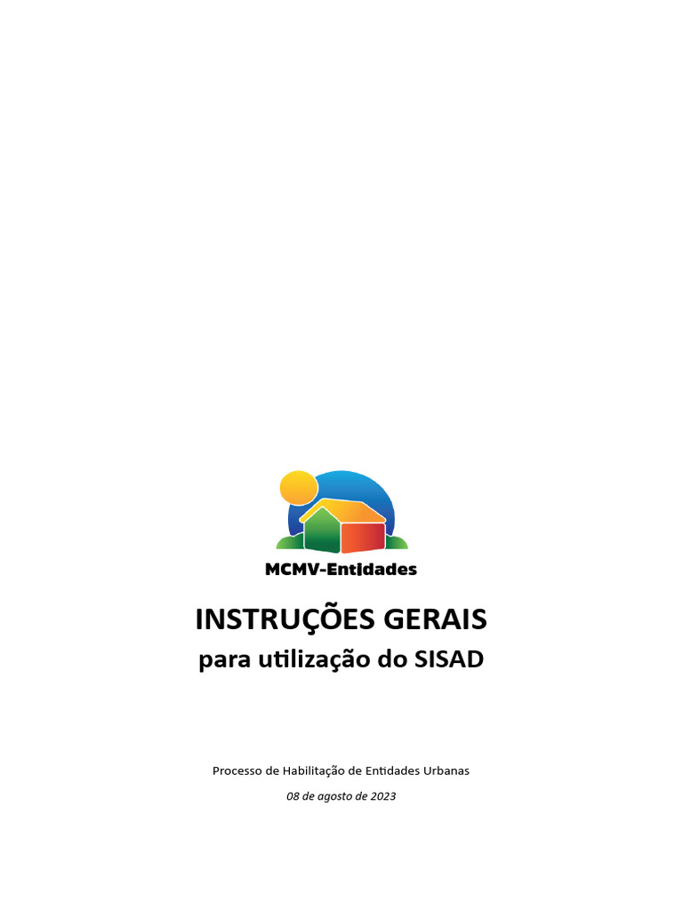 2023 08 08 Instrucoes-Gerais Sisad | PDF | Fazer login | Senha