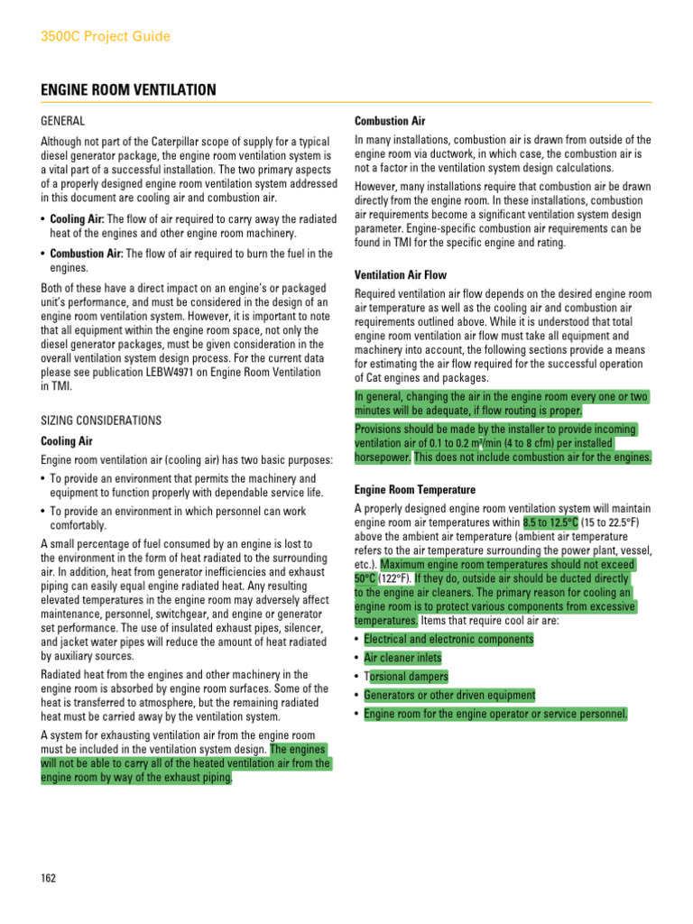 Engine Room Ventilation System Guide | PDF | Ventilation (Architecture ...