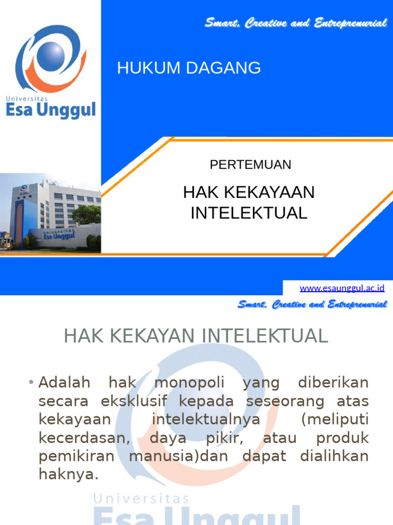 Hak Kekayaan Intlektual | PDF