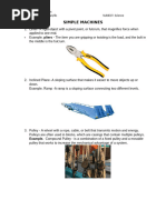 Simple Machines | PDF | Machines | Manufactured Goods