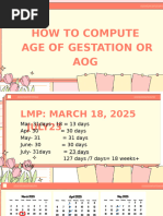 V. Naegels Rule Calculating EDD, AOG, OB Score | PDF | Pregnancy ...