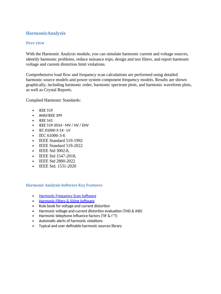 Harmonic Analysis | PDF