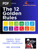 TotalEnergies' 12 Golden Safety Rules | PDF | Working Conditions ...