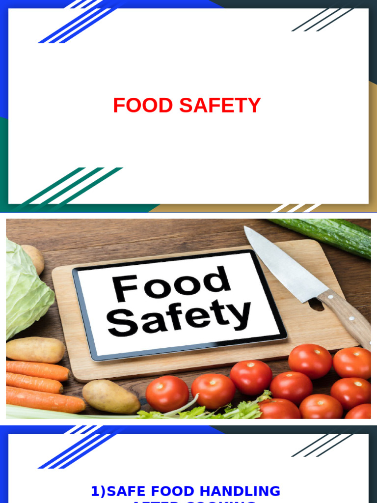 Safe Food Handling Guidelines | PDF
