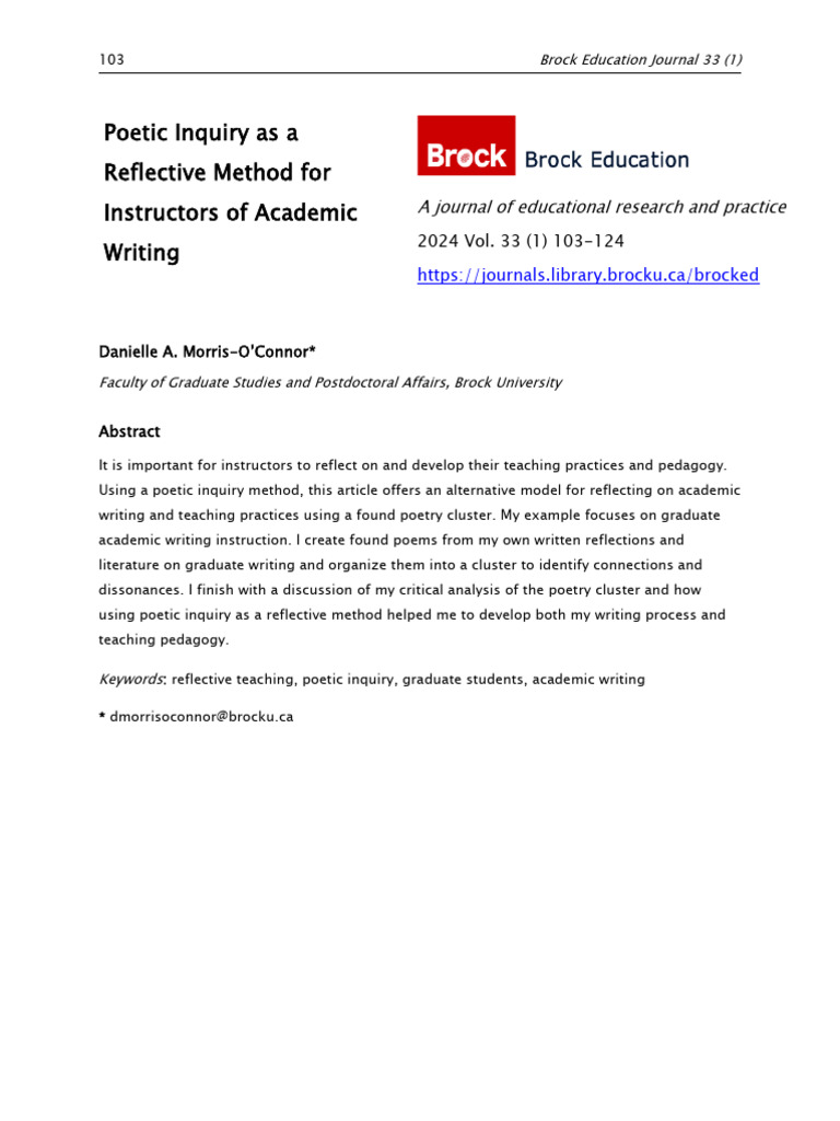 09+BEJ+33+ (1) + +morris O'Connor+ +Poetic+Inquiry+ (14+feb+2024 ...