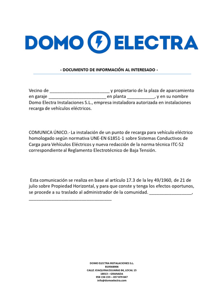 Documento Informativo | PDF