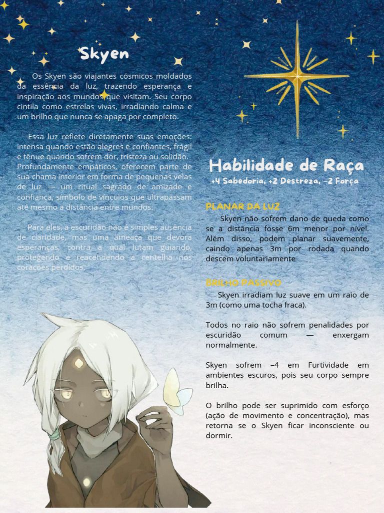 Skyen: Viajantes Cósmicos de Luz | PDF