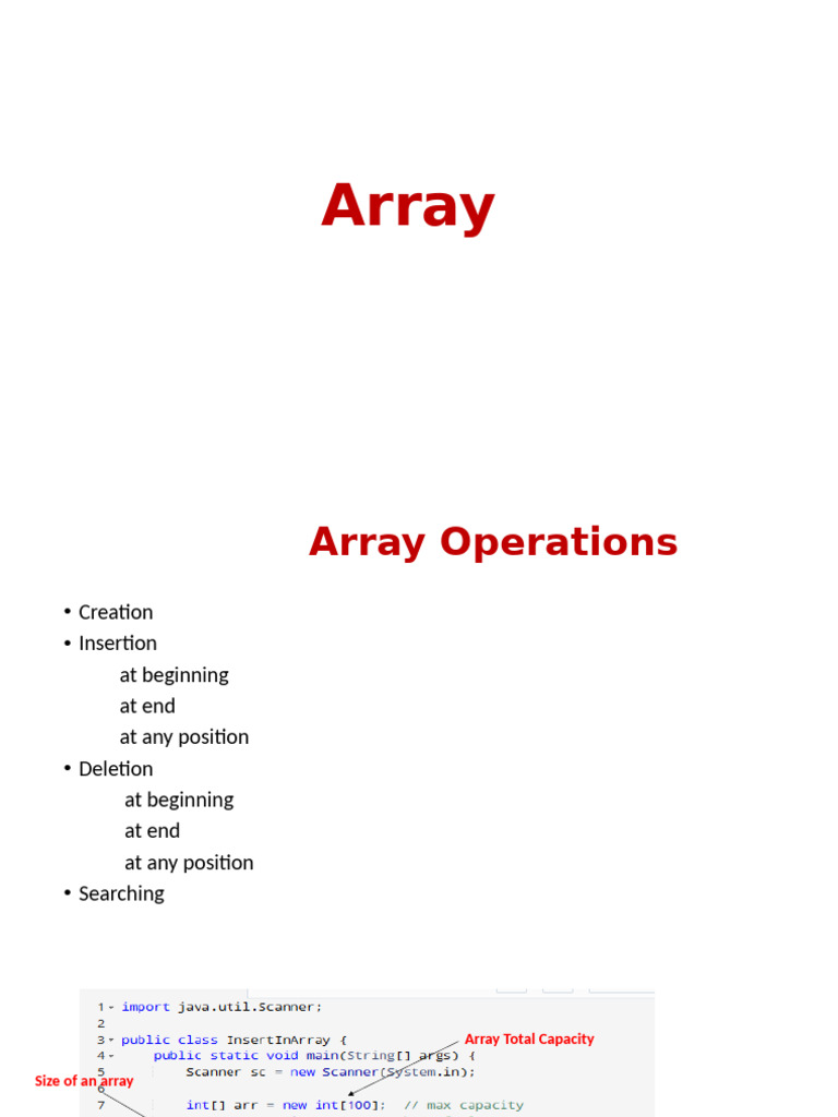 Array | PDF