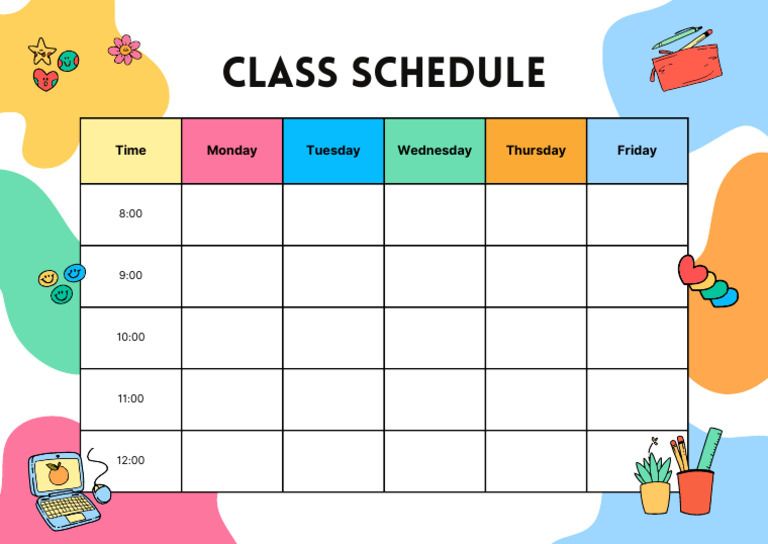 Class Shedule | PDF