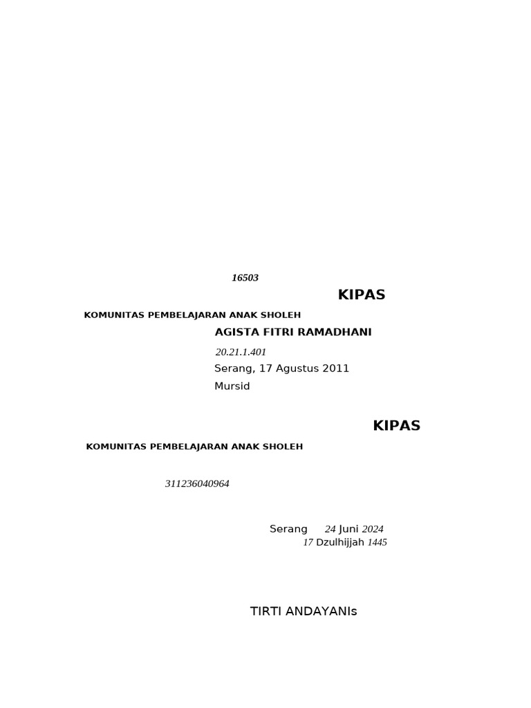 Cover Ijazah Full | PDF