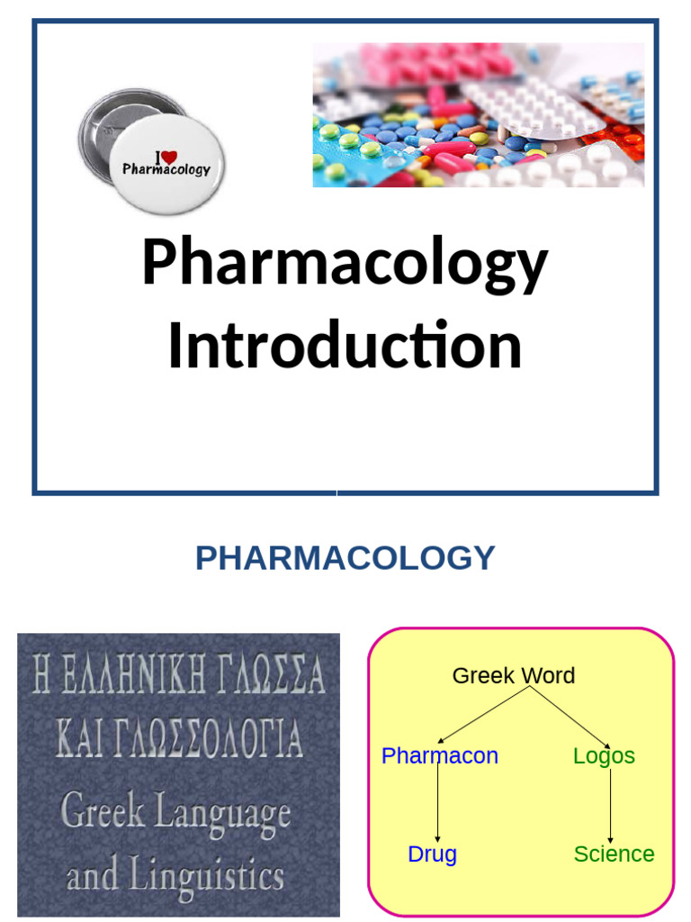 Pharmacology Introduction 1 | PDF | Drug Metabolism | Receptor Antagonist