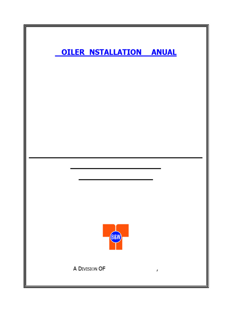 Cover Page - Installation Manual | PDF