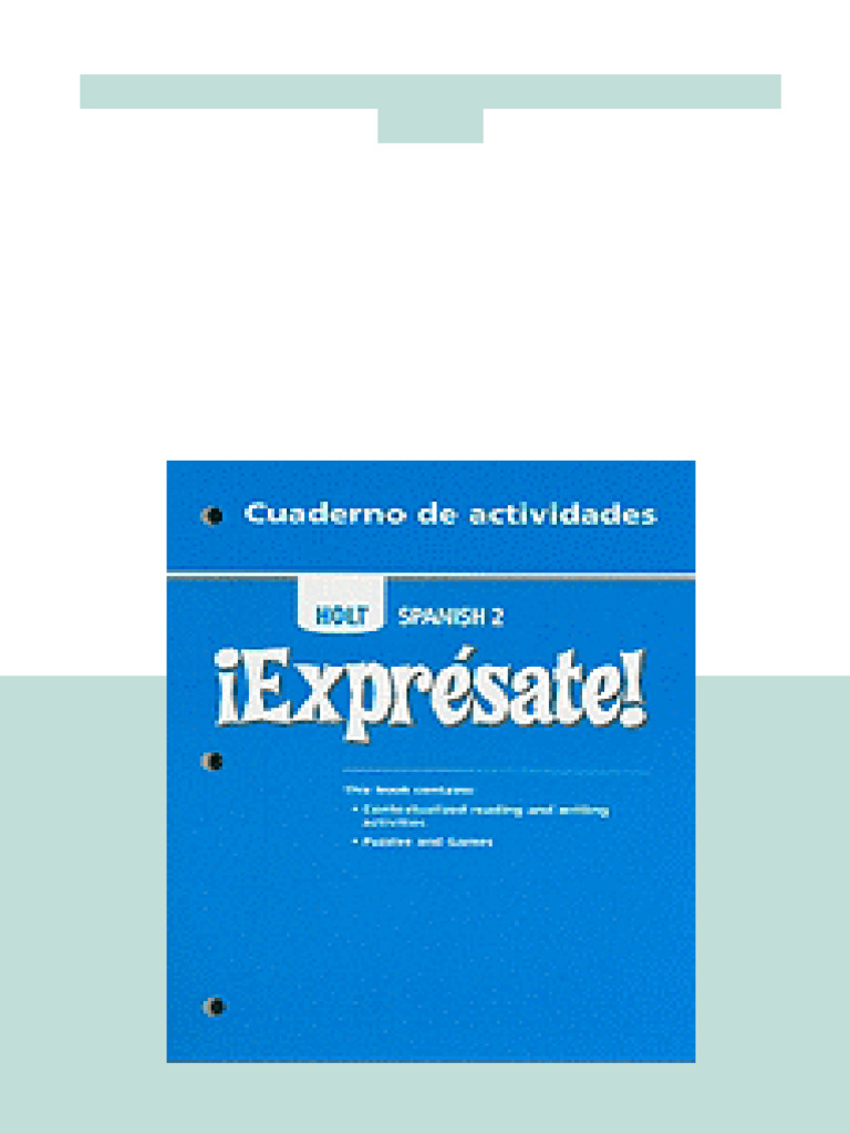 Expresate Level 2 Student Edition PDF | PDF | Abstract Strategy Games ...