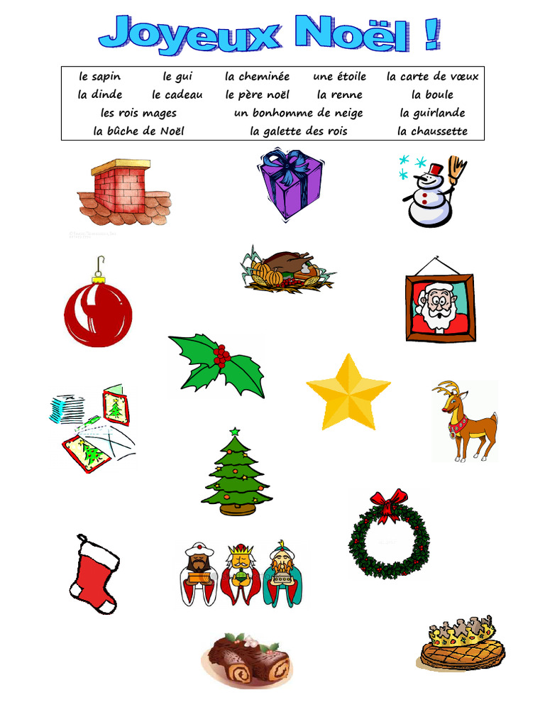 Vocabulaire de Noel | PDF