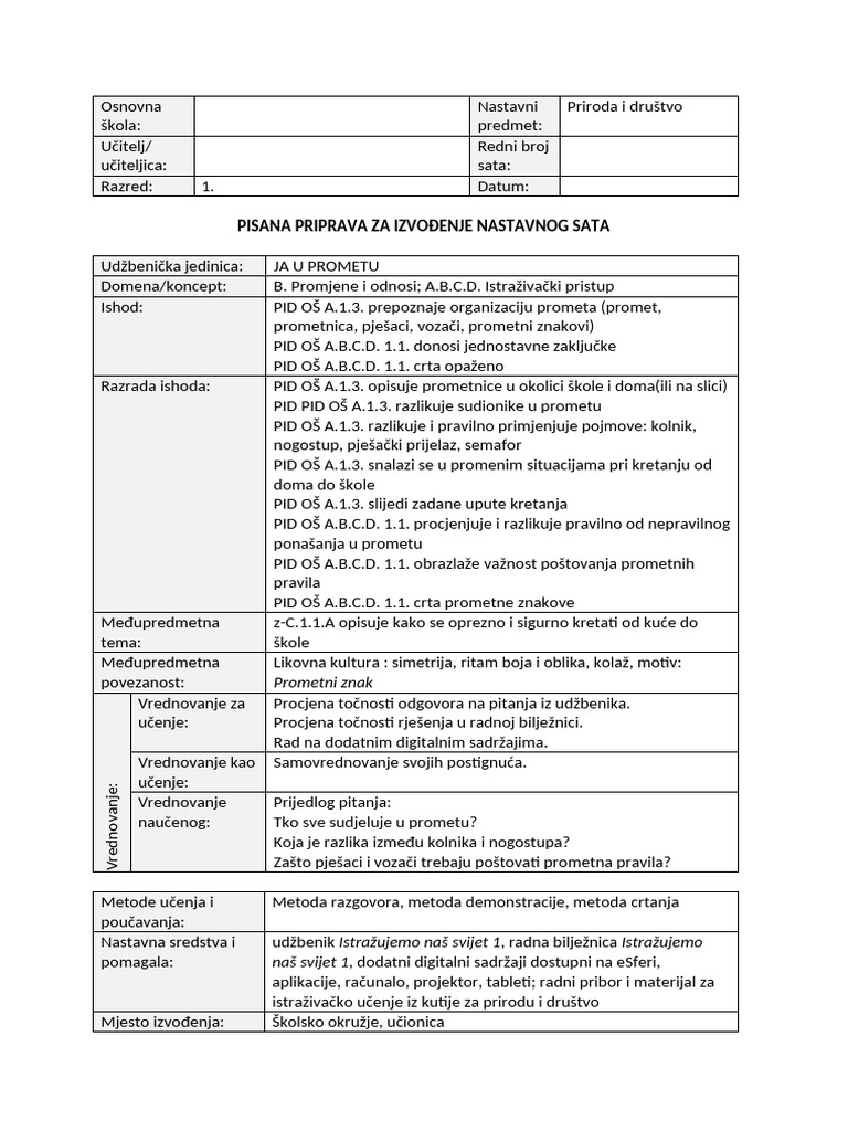 034 - Ja U Prometu | PDF