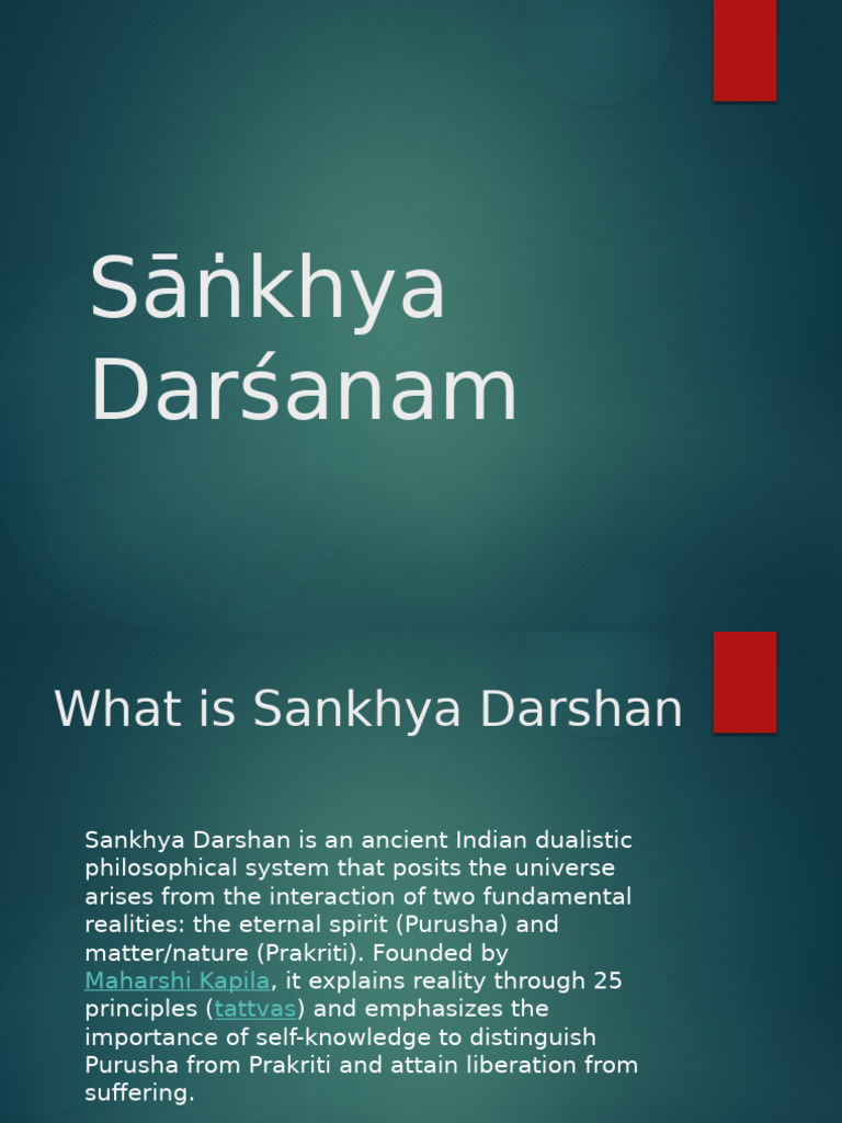 Overview of Sankhya Darshan Principles | PDF | Religious Philosophical ...