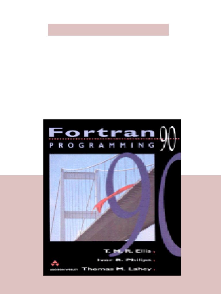 Fortran 90 Programming | PDF