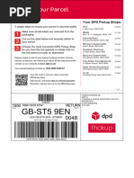 DPD Return Label | PDF