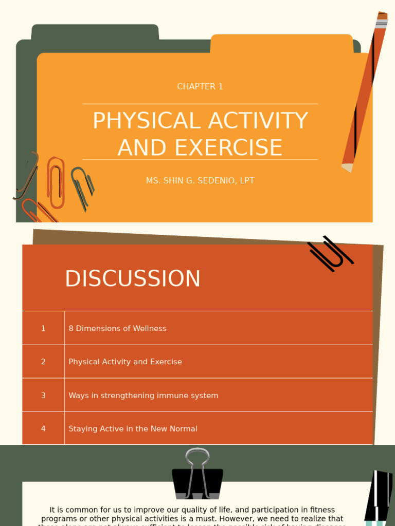 Enhancing Wellness Through Physical Activity | PDF | Well Being | Diet ...
