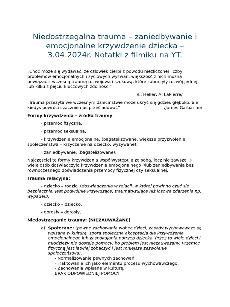 Trauma | PDF