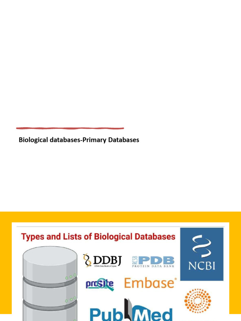 L-4 Primary Databases | PDF | National Center For Biotechnology ...