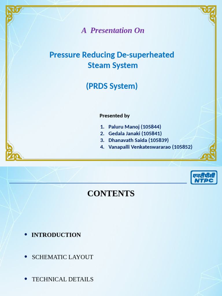 Overview of PRDS in Boiler Systems | PDF | Steam | Boiler