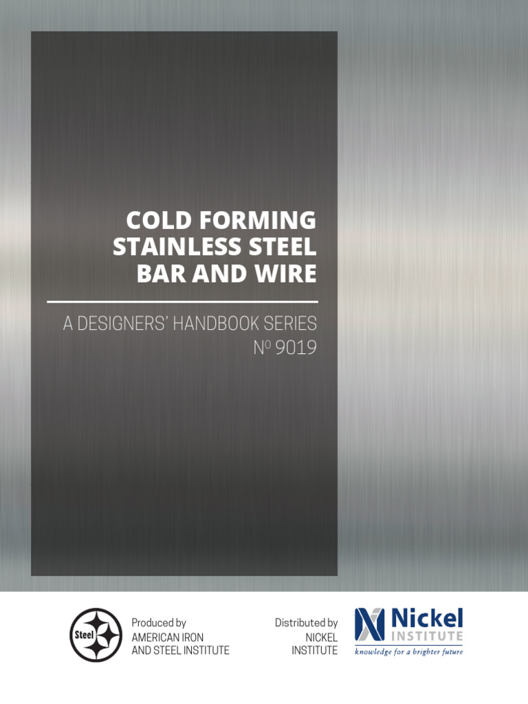 Cold Forming Stainless Steel Guide | PDF | Stainless Steel | Extrusion