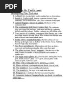 Plate Tectonics - Study Guide ANSWER KEY | PDF | Plate Tectonics | Volcano