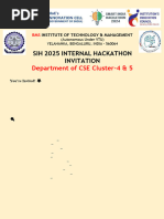 BPUT Hackathon 2024 Final Schedule | PDF
