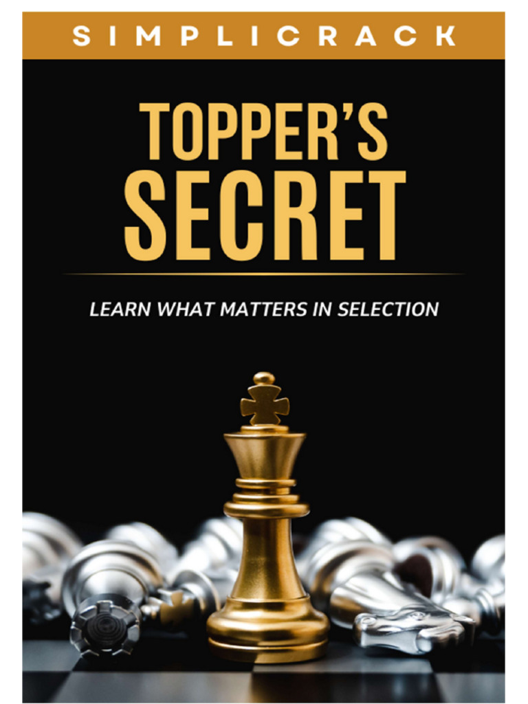 Vol III Topper's Secret (Hindi) PDF | PDF