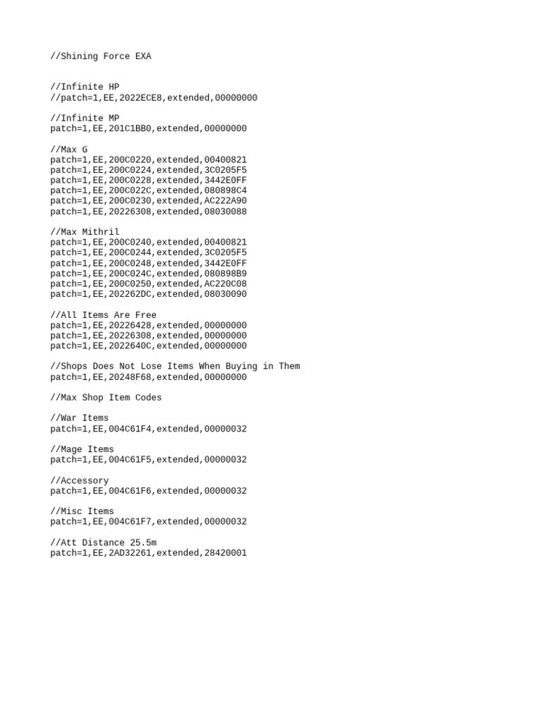 Soma Bringer English Patch Codes | PDF