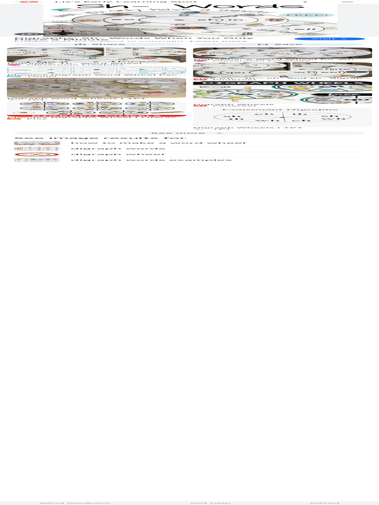 Digraph Word Wheel - Google Search | PDF | Phonics | Orthography