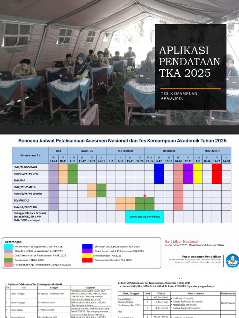 Aplikasi Pendataan Tka 2025 | PDF