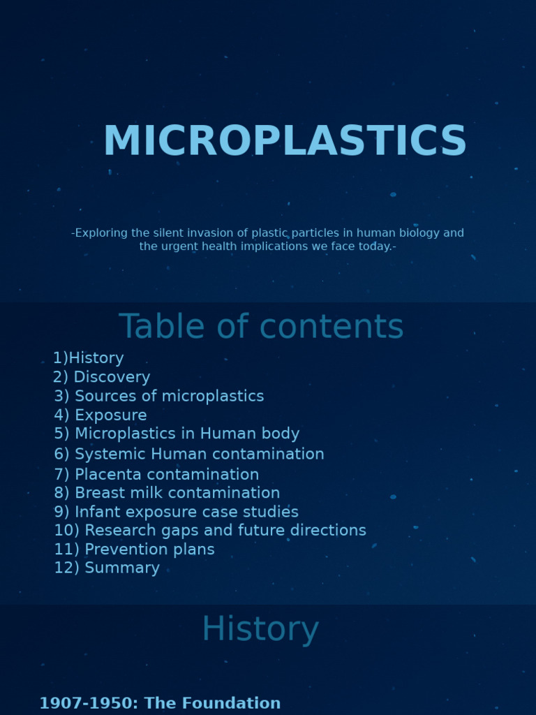 Microplastics: Health Risks & Impact | PDF | Particulates | Plastic