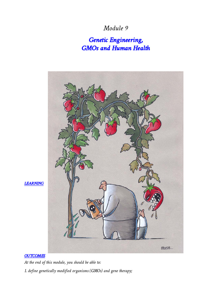Module 9. GE GMOs Human Health | PDF | Genetic Engineering ...