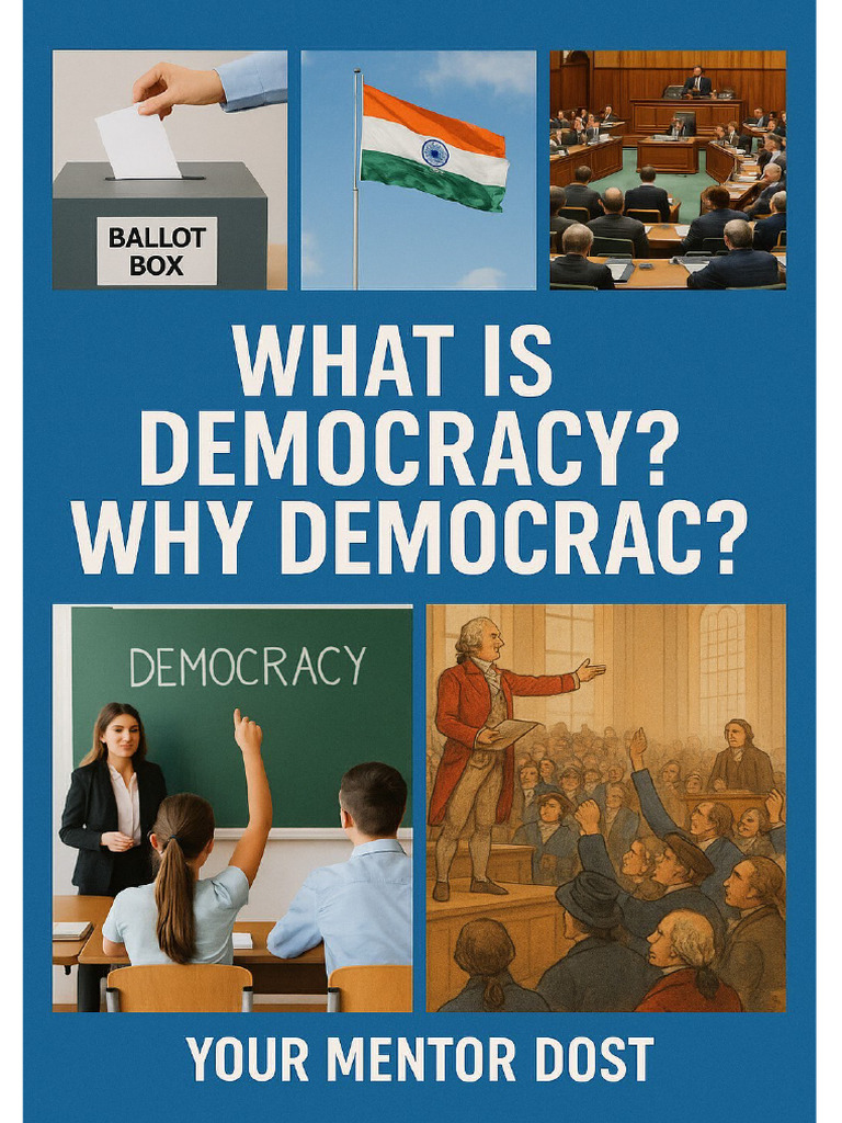 What Is Democracy Why Democracy Class 9 Notes | PDF | Democracy ...