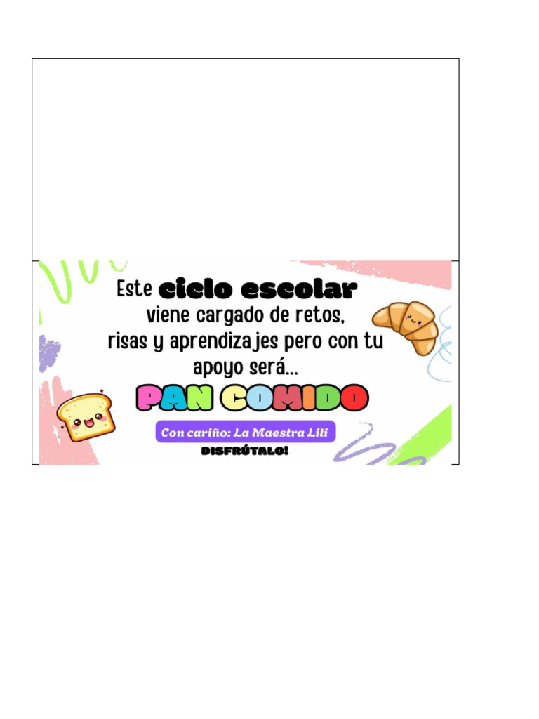 Pan Comido | PDF