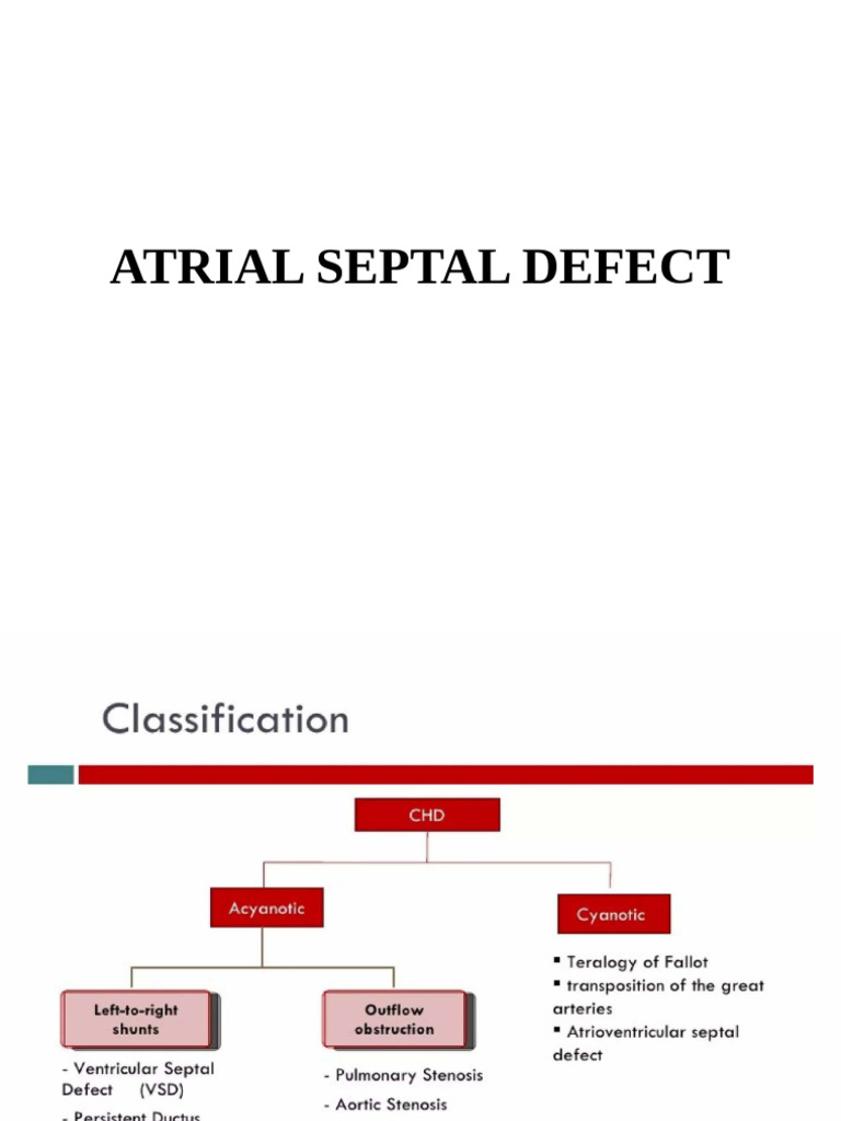 Asd & VSD | PDF | Heart | Cardiovascular System