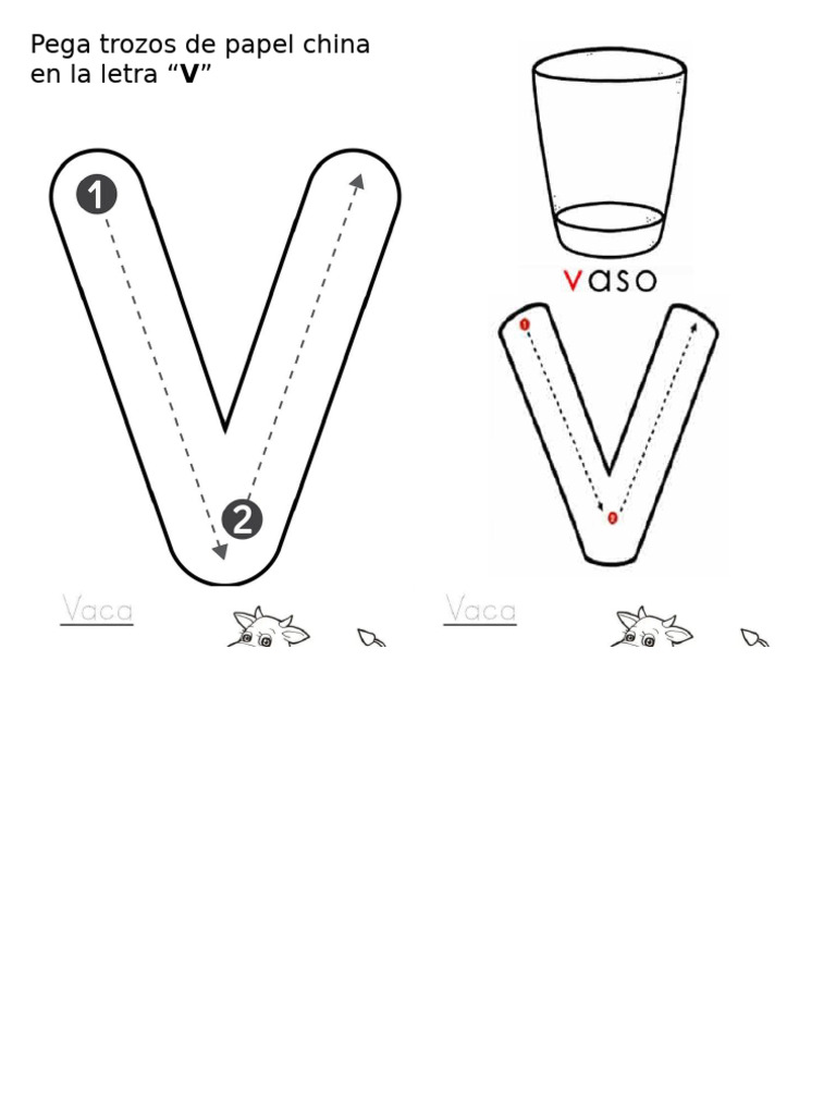 Letra V | PDF