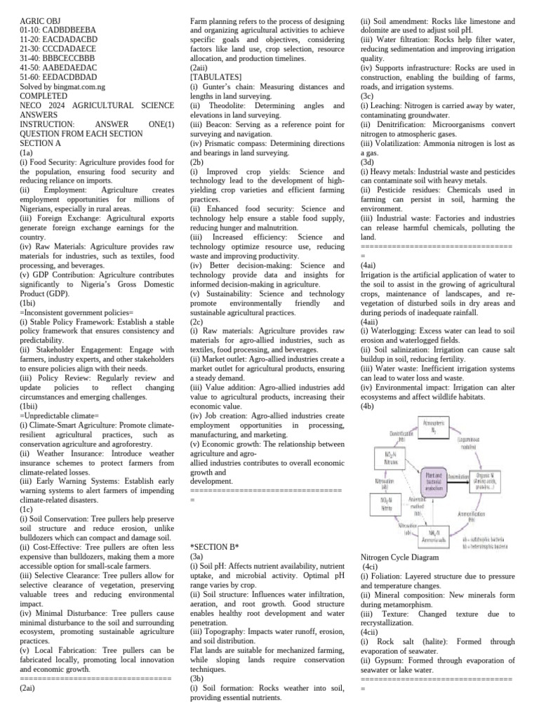 Agric Obj-Wps Office - 024437 | PDF | Agriculture | Soil