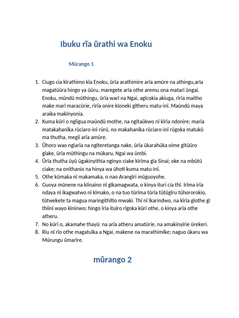 Enoku 1 | PDF
