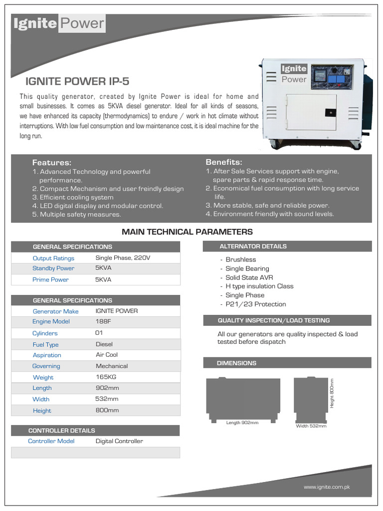 Ignite Power | PDF | Diesel Engine | Engines