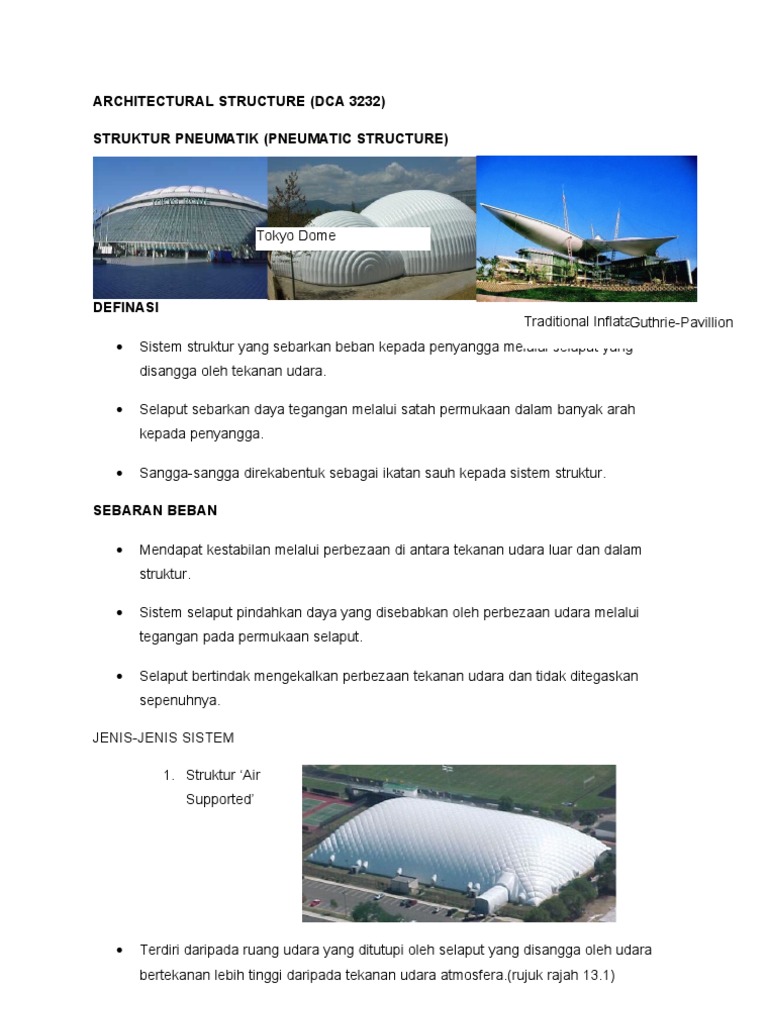 Pneumatic Structure | PDF