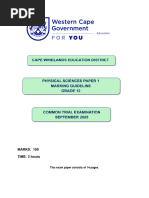 Grade 12 Physics Exam Guidelines 2025 | PDF | Force | Physics