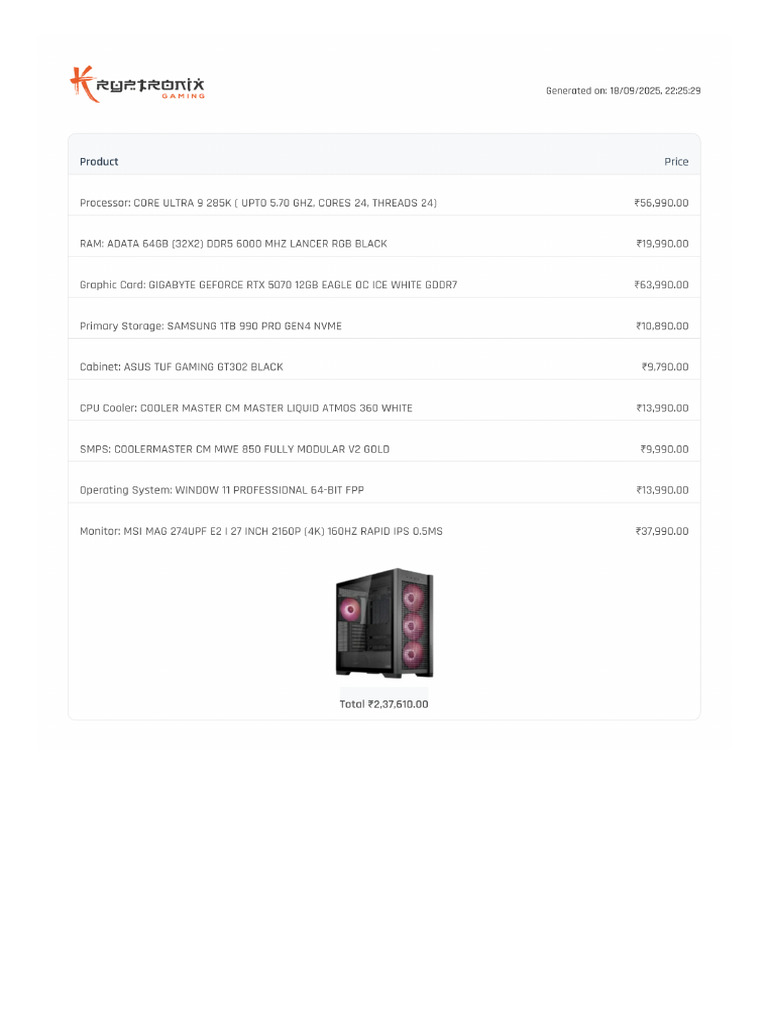 COD Payment Terms for PC Orders | PDF | Money | Payments