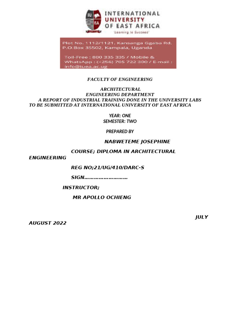 Industrial Training Report | PDF | Electrical Connector | Electrical Wiring
